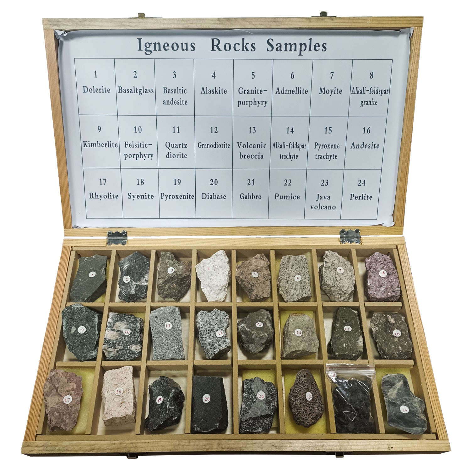 Set of 24 Igneous Rock Samples – Vision International Medical ...
